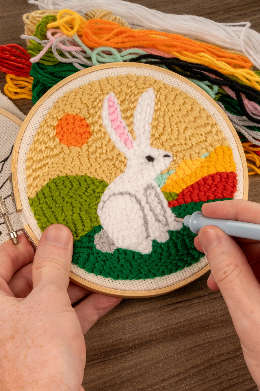 Kikkerland Hare Punch Needle Kit — Philistine