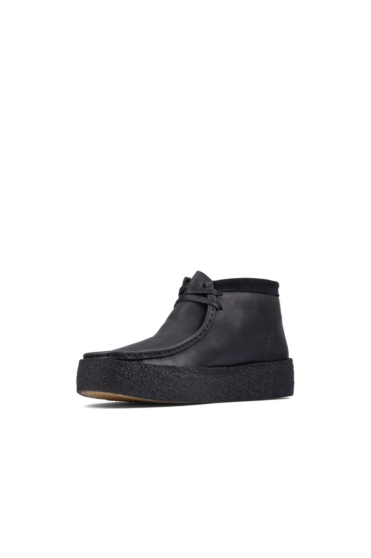Clarks Originals Wallabee Cup Boot in Black Leather — Philistine